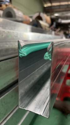 China Galvanized Steel U Shape Guide Rail for Roller Shutter Doors with Customizable Length for sale
