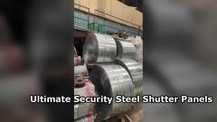 High Security Galvanized Steel Roller Shutter Door Panels