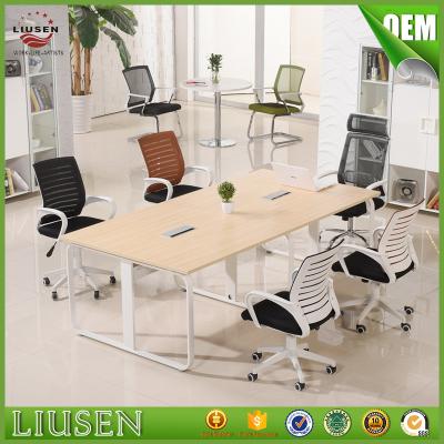 China 2021 Optional color melamine modern style coferernce table for sale ,customized size and color for sale