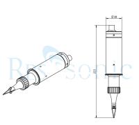 China 40Khz Compactable Handheld Ultrasonic Cutter With Replaceable Blades for sale