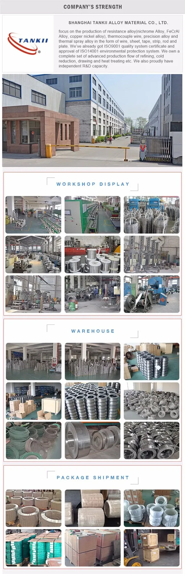 Constantan electric heating strip CuNi 44