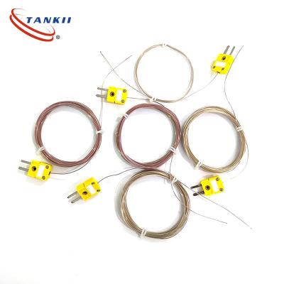 China Tankii Mineral Insulated / PFA Insulated Thermocouple Wire Type K With Connector For High Temperature for sale