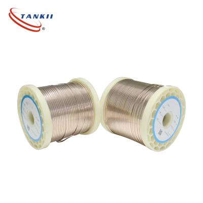China Non-Magnetic Copper-Nickel Alloy Flat Wire 0.6*3mm CuNi6 For Low-Voltage Circuit Breakers for sale