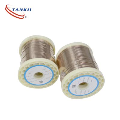 Chine Low Temperature Coefficient Of Resistivity Wire Alloy 60/ CuNi6  Round / Ribbon Shape 0.15mm 0.3*4mm  For Heating Mats à vendre