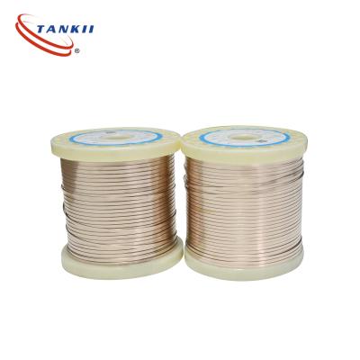 Chine Low Temperature Coefficient Of Resistivity Wire Alloy 60/ CuNi6  Round / Ribbon Shape 0.15mm 0.3*4mm  For Heating Mats à vendre