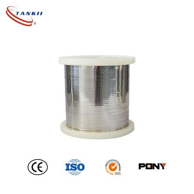 China Nichrome 80 Wire Ni80Cr20 Flat Wire for Heating Elements 1250°C Max for sale