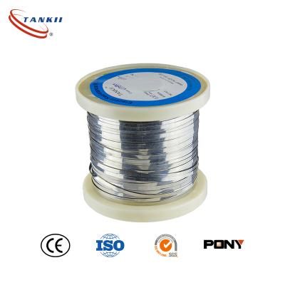 China Nichrome 80 Wire Ni80Cr20 Flat Wire for Heating Elements 1250°C Max for sale