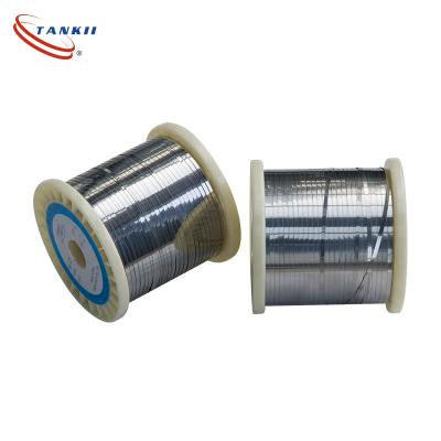 China Copper Nickel Alloy Flat Wire 0.3×2.0mm Thermal Relay Heating Element Strip for sale