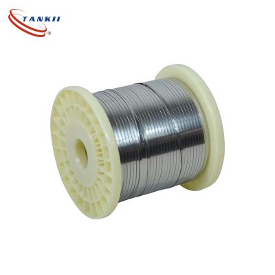 China Oxidation Resistant FeCrAl Alloy Flat Wire with 1250 ℃ Maximum Temperature and Bright Surface for Electric Heater Components for sale