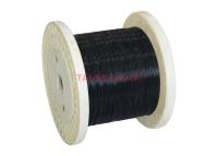 China Solid Core 2x0.5mm K Type Thermocouple Wire PTFE Insulation 260°C Red Black GB Color Code for sale