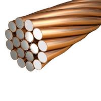 China Bare Copper Clad Aluminum Stranded Wire 10% 15% Copper 0.2-20mm2 Electrical Conductor for sale