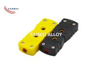 China Polarized Solid Pin 16A J Type Thermocouple Connector with ANSI Color Coding for Temperature Sensors for sale