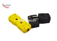 China Polarized Solid Pin 16A J Type Thermocouple Connector with ANSI Color Coding for Temperature Sensors for sale