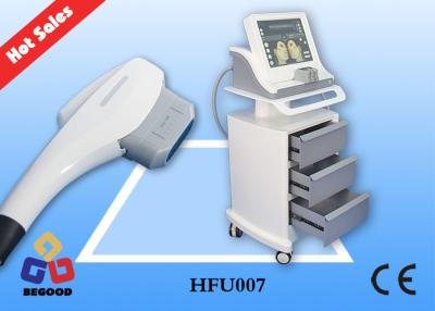 China Double Chin Reduction High Intensity Focus Ultrasound With Three Different Working Heads for sale