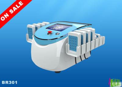 China 130mw Spas Woundless Effective Lipo Laser Slimming Machine Of 8' Display , 176 Diode BR301 for sale