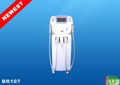 China SHR OPT IPL Laser Medical Equipment / Dual Handle E-light Hair Removal Beauty Machine for sale