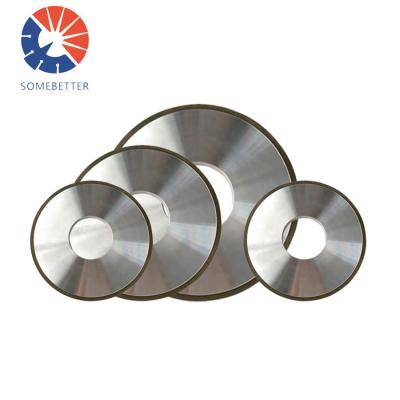China Continuous resin bond diamond grinding cup shape wheel for glass processing for sale