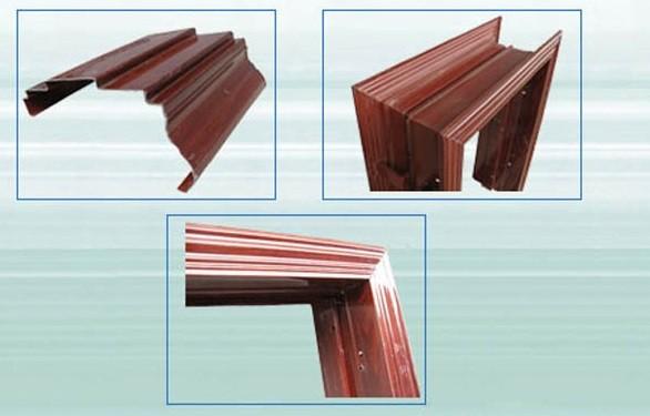 rotolo d'acciaio della struttura di porta che forma macchina