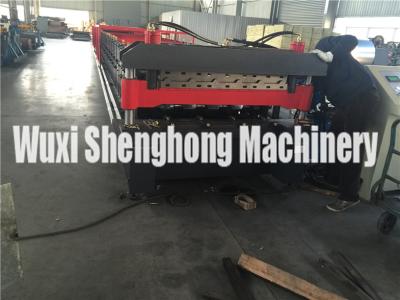 China 20 quilowatts do rolo da dupla camada que forma a máquina para telhas de telhado, revestimento da parede à venda