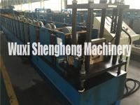 China Portal-Type Frame Style Gutter Roll Forming Machine Half Opening for sale