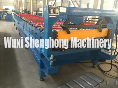 Cina Rotolo ad alta resistenza della piattaforma del metallo di colore blu che forma grande lunghezza d'onda a macchina in vendita