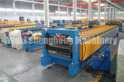 Cina 50HZ rotolo dello strato del tetto di 3 fasi che forma macchina/metallo che forma macchinario in vendita