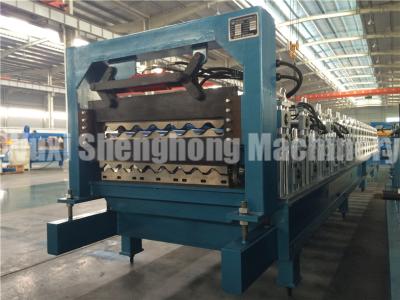 中国 電流を通されるシートの機械 16mm を形作る二重デッキ ロールに屋根を付けます 販売のため