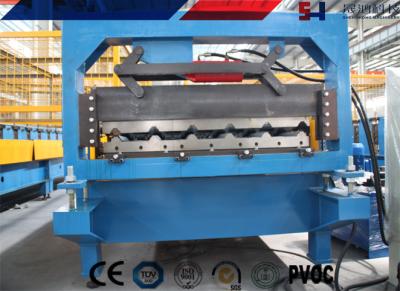 Cina Rotolo costolato d'acciaio del tetto che forma macchina, rotolo lustrato delle mattonelle che forma macchina in vendita