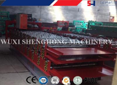 Cina tre strati ondulati e lo strato del tetto del metallo del ibr laminano a freddo la formazione della macchina in vendita