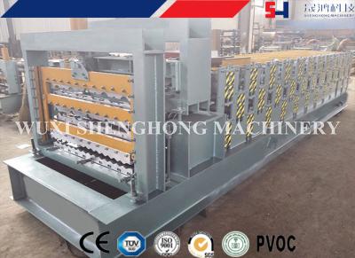 中国 色自動 3 つの層は屋根シート機械を形作る屋根瓦ロールを波形を付けました 販売のため