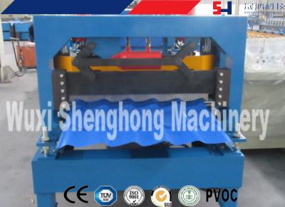中国 機械反錆のローラーを形作る青い自動屋根瓦ロール 販売のため