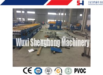 China 10 Ton Decoiler Corrugated Roof Roll Forming Machine 0.2 - 0.9 mm Thickness for sale