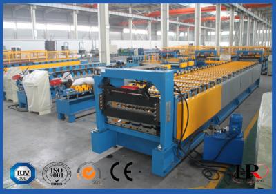 中国 電流を通されるシートの機械 16mm を形作る二重デッキ ロールに屋根を付けます 販売のため