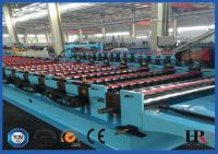 China 1.25m Width Wall Panel Roll Forming Machine With Manual Shearing Device for sale