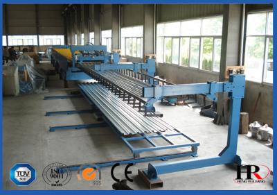 China Het aangepaste Broodje die van het Metaaldek Machine met Mechanische Decoiler vormen Te koop