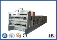 China three layer roofing sheet roll forming making machine with high speed for sale