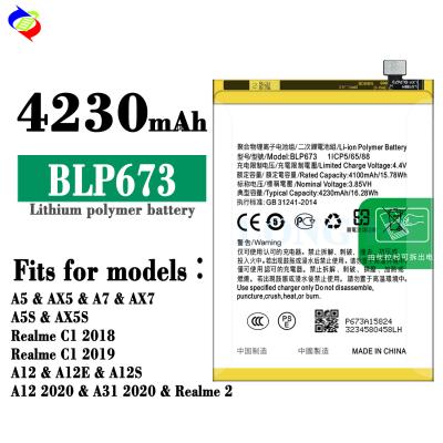Cina 4230mAh BLP673 AX5 AX7 A12E A12 A31-2020 A12-2020 batteria per telefono cellulare per batteria OPPO A12 in vendita