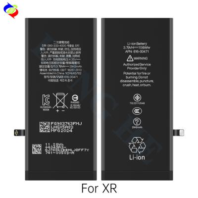 Cina Prezzo di fabbrica 2942mAh batteria per iPhone XR sostituzione in vendita