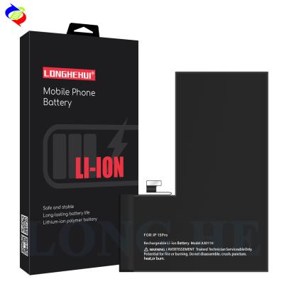 Китай Новый 3274mAh Заменяющий аккумулятор Для iphone A2848/A3101/A3102/A3104 телефонная батарея iphone 15pro телефонные батареи продается