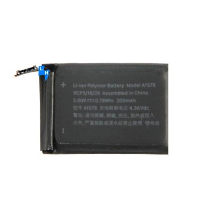 Cina Protezione a doppio circuito integrato 205mAh A1578 A1802 Batteria da 38 mm per Apple Watch Serie 1 Watch in vendita