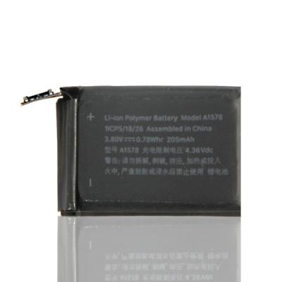 Cina Batteria per orologi intelligenti di sostituzione nera per Apple Watch Serie 1 S1 38mm A1578 Originale in vendita