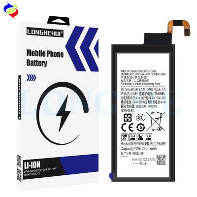 Cina Batteria EB-BG925ABE 2600mAh per S6 Edge G9250 G925FQ G925F G925l G925A G925S in Nero in vendita