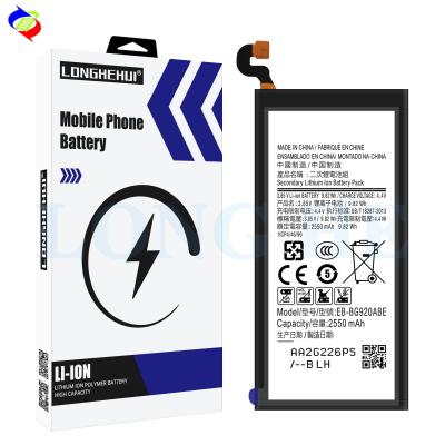 Cina Batteria per telefono cellulare a doppia protezione IC per Samsung Galaxy S6 G9200 G9206 EB-BG920ABE in vendita