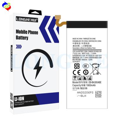 Cina Batteria a doppio circuito integrato di protezione A300 EB-BA300ABE per Samsung A3 2015 batteria di ricambio del telefono cellulare in vendita