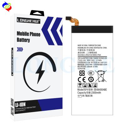 Cina Batteria bianca EB-BA500ABE per Samsung Galaxy A5 A500 2015 A500FU 2300mAh 3.8V in vendita