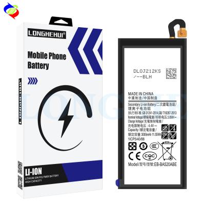 Cina Batteria ricaricabile di capacità originale per Samsung A5 2017 A520F SM-520F EB-BA520ABE in vendita