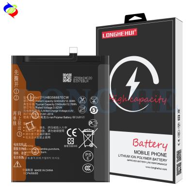 Cina HB356687ECW Batteria polimerica agli ioni di litio per Huawei NOVA2 PLUS NOVA4E NOVA2S MATE SE P30 Lite 3340mAh 3.82V in vendita