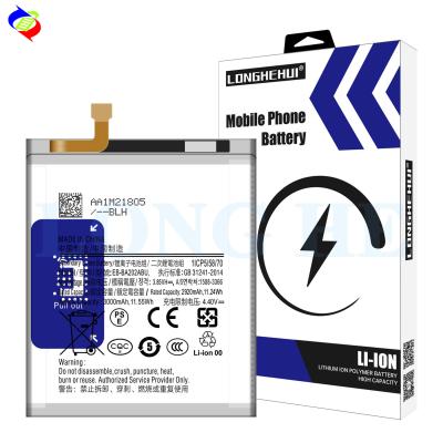 Cina Batteria ricaricabile ad alta capacità EB-BA202ABU per Samsung A20 A202 A20S A20E 3000mAh in vendita
