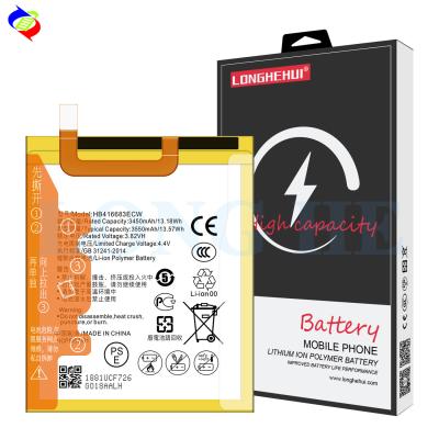 Cina Protezione a doppio circuito integrato HB416683ECW Batteria per telefono cellulare Huawei Nexus 6P H1511 H1512 in vendita
