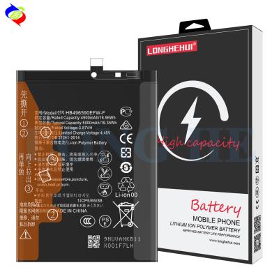 Cina Stoccaggio 3.87V 4900mAh HB496590EFW-F batteria agli ioni di litio per Huawei Mobile sostituzione in vendita